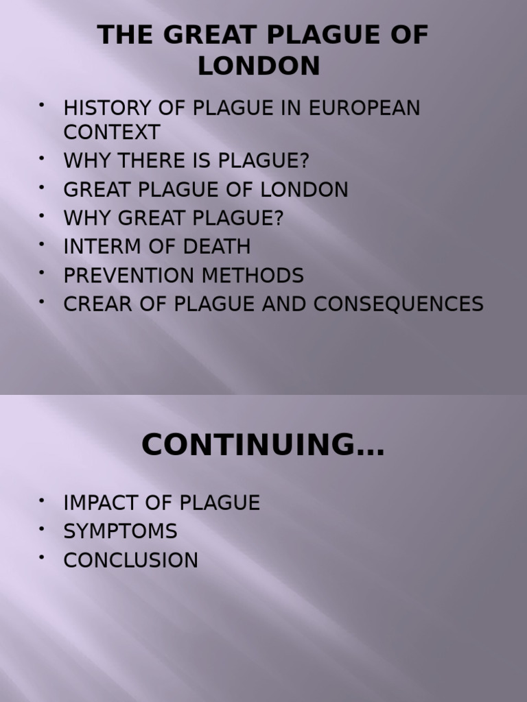 Symptoms of the Great Plague | PDF | Black Death | Public Health