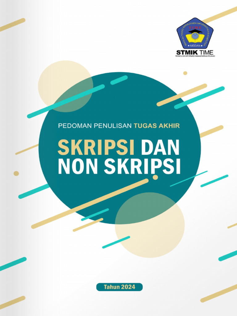 Buku Pedoman Skripsi 2024 STMIK TIME | PDF