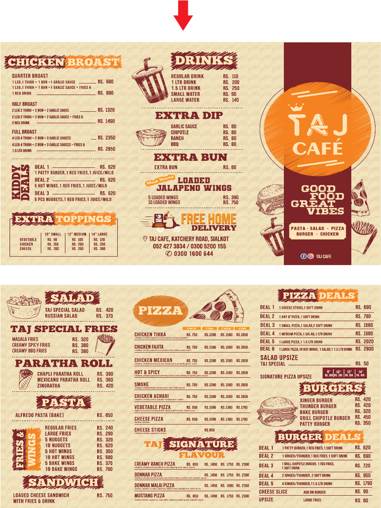 Taj Menu 2024-1 | PDF