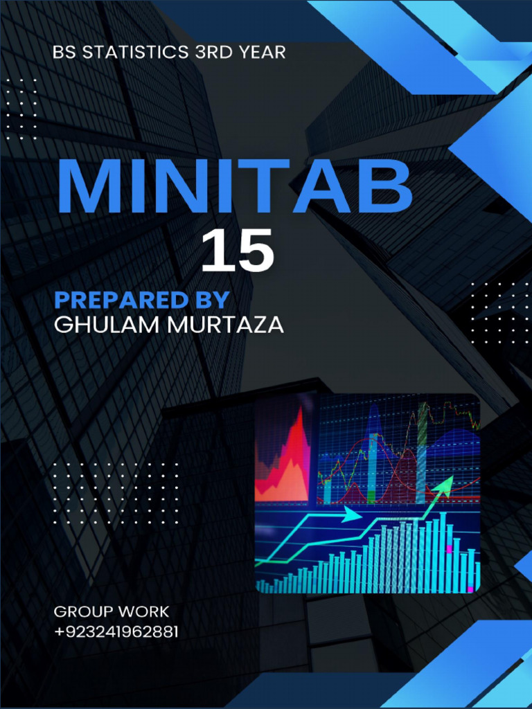 Minitab 15 by Bs 3rd Year Statistics | PDF | Statistics | Analysis Of Variance