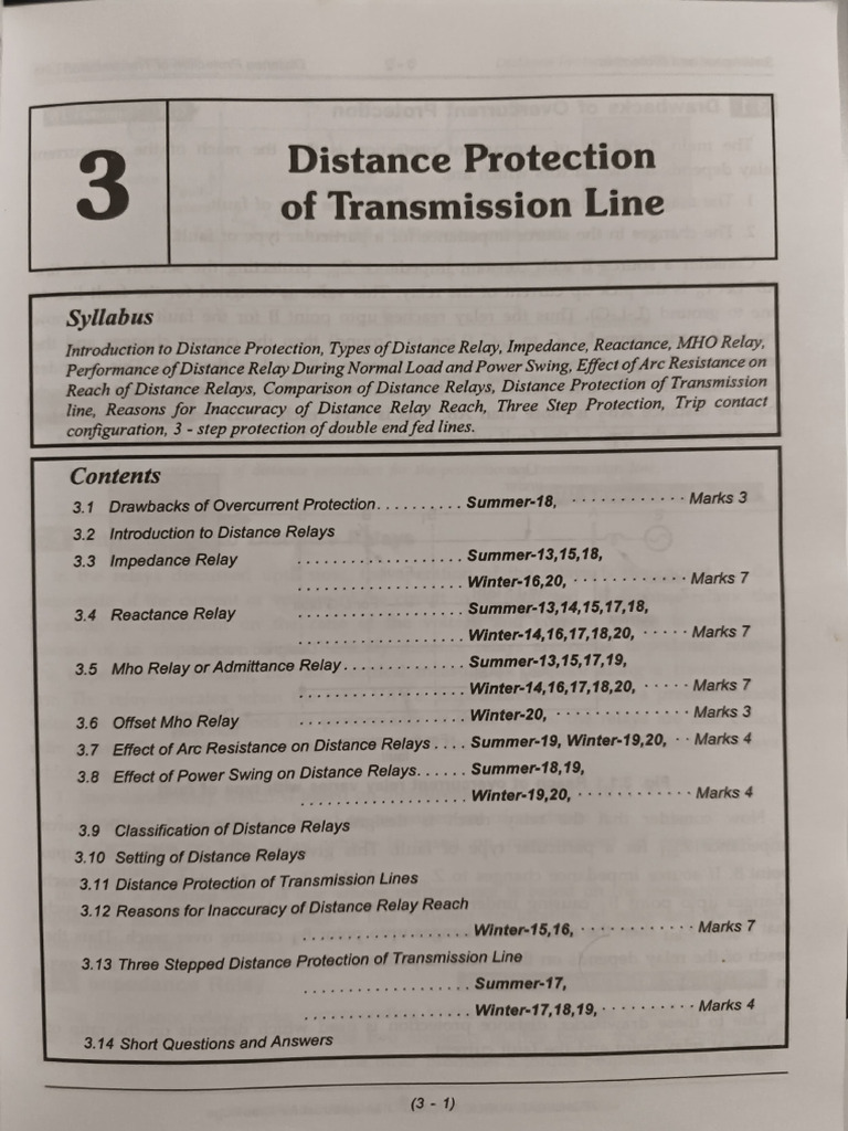 Distance Protection of TL. | PDF
