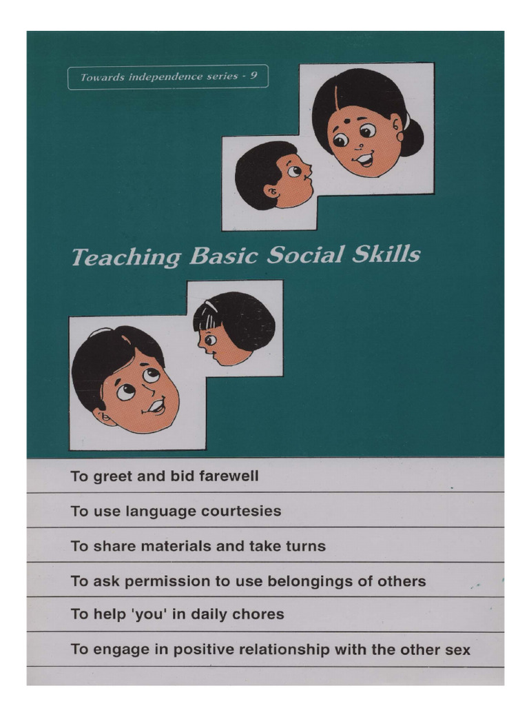 Teaching Basic Social Skills | PDF | Disability | Behavioural Sciences