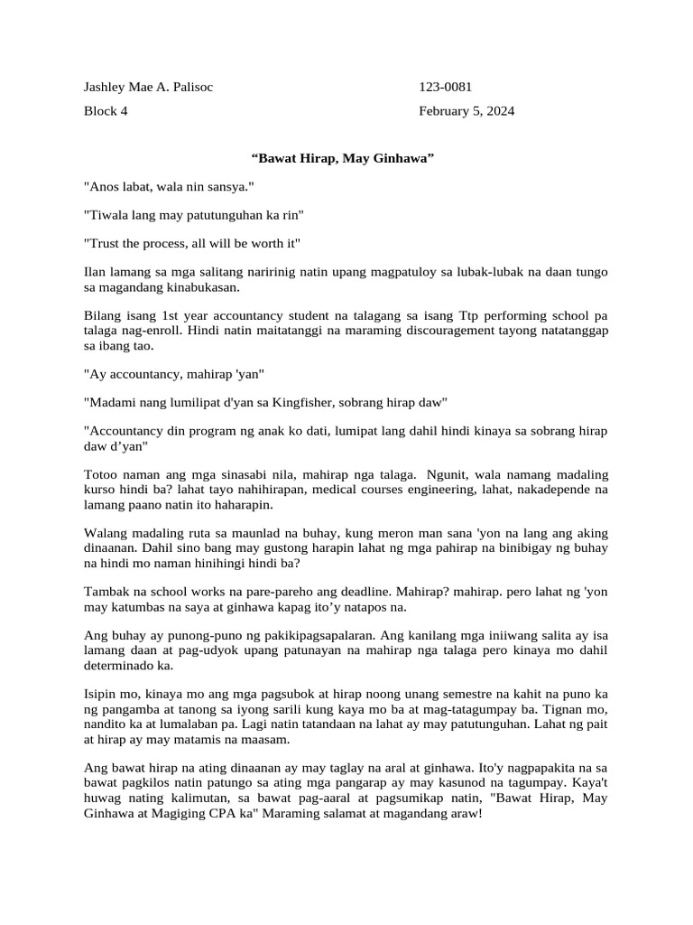 FIl EXAM Script | PDF