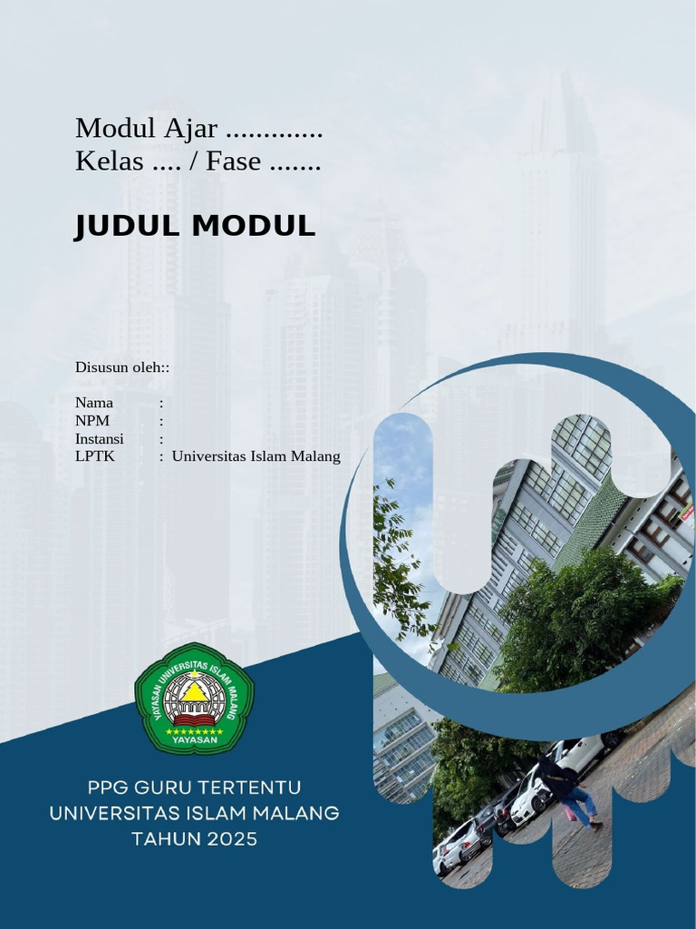 Template Modul Ajar Pembelajaran Mendalam - PPG Daljab Guru Tertentu | PDF