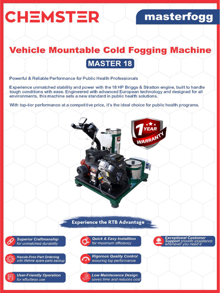 Master - 18 Cold Fogger | PDF