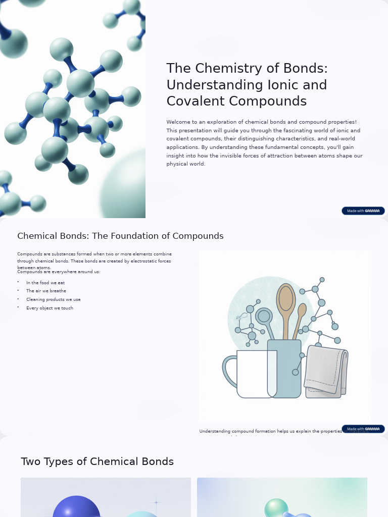 Ionic vs Covalent Compounds Explained | PDF | Chemical Compounds ...