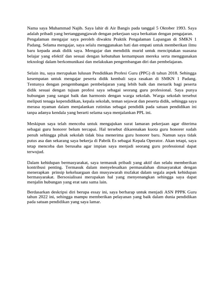 Nama Saya Muhammad Najib | PDF