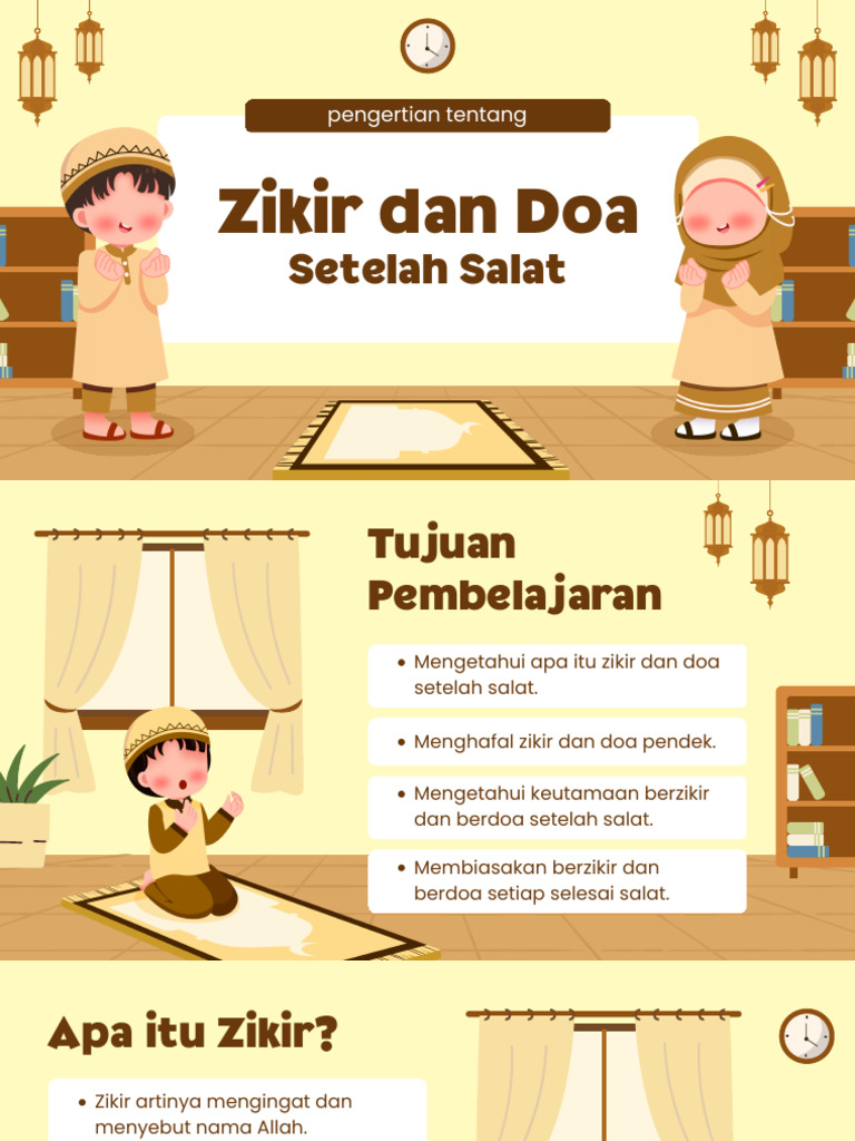Zikir dan Doa Setelah Salat: Panduan Lengkap | PDF