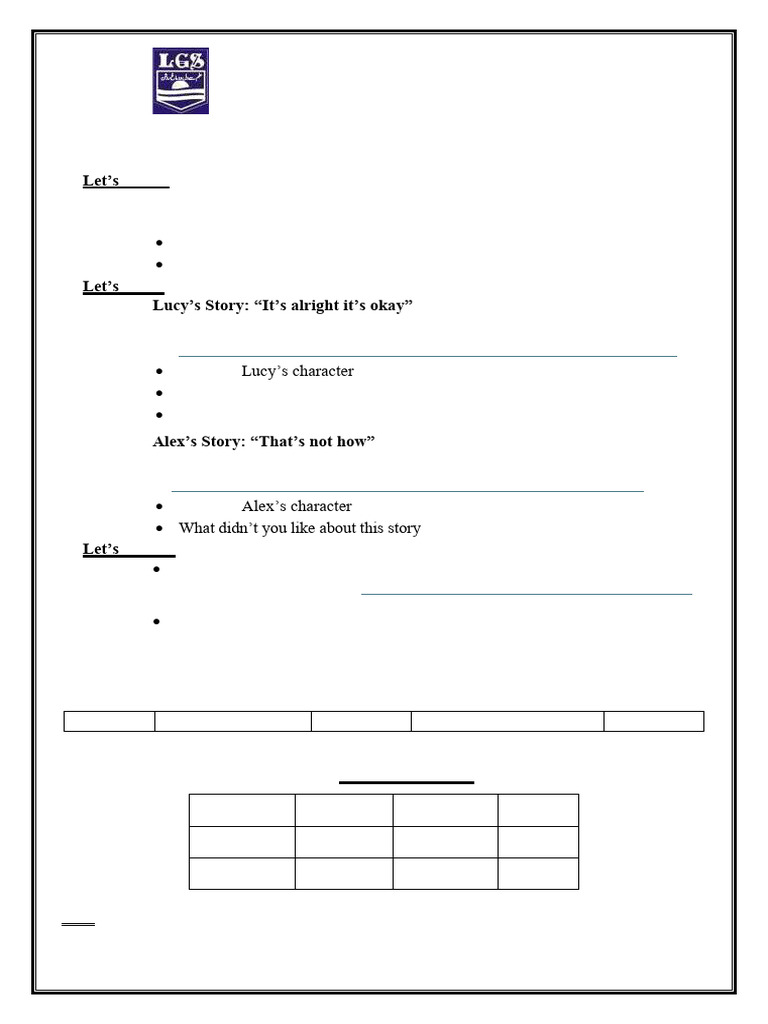 Grade 3 English MAth Urdu HHW | PDF | English Language | Word
