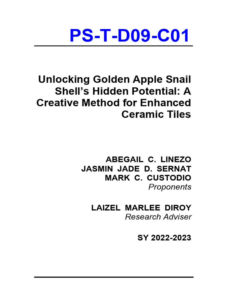 Research Plan PS T D09 C01 | PDF | Fracture | Strength Of Materials