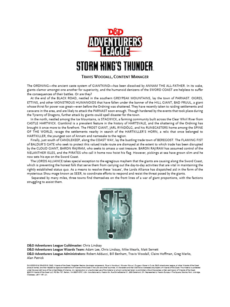 SKT - Narrative - Parnast, Stagwick & Beregost | PDF | Dungeons ...