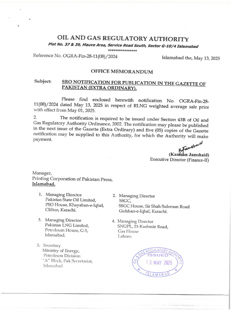 Determination of Re Gasified Liquefied Natural Gas RLNG Weighted ...