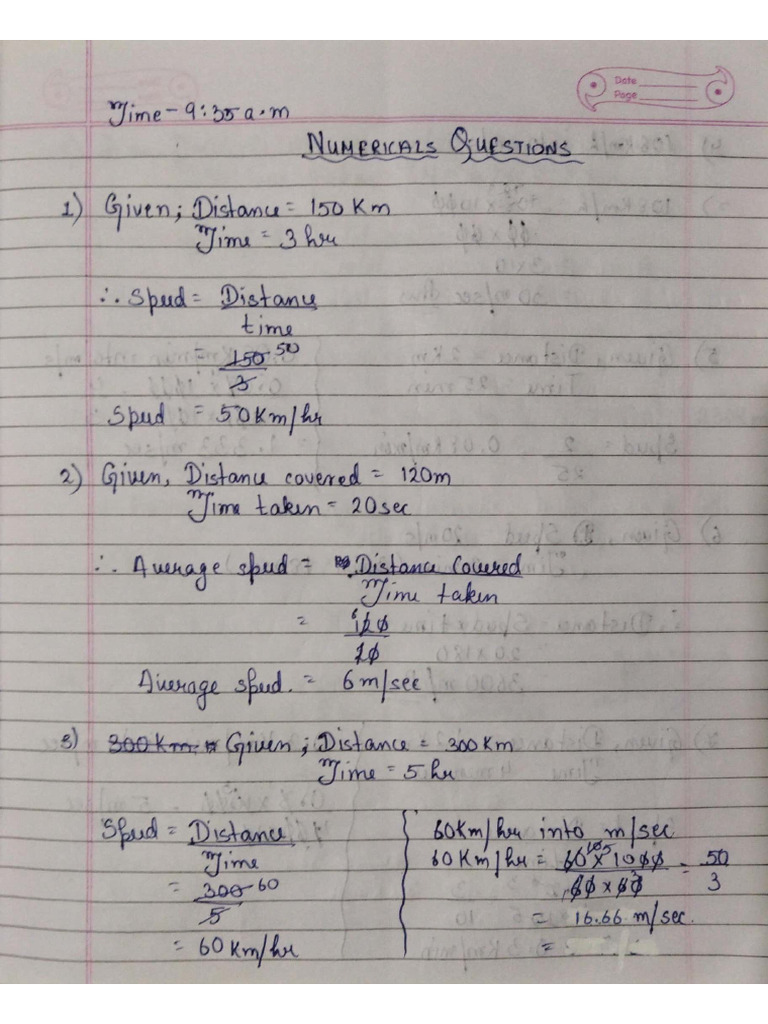 Rishika Raj (Numericals) | PDF
