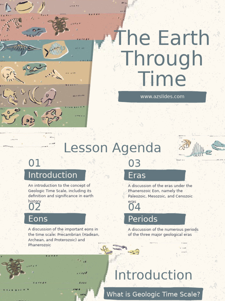 The Earth Through Time Education Presentation | PDF | Geologic Time ...