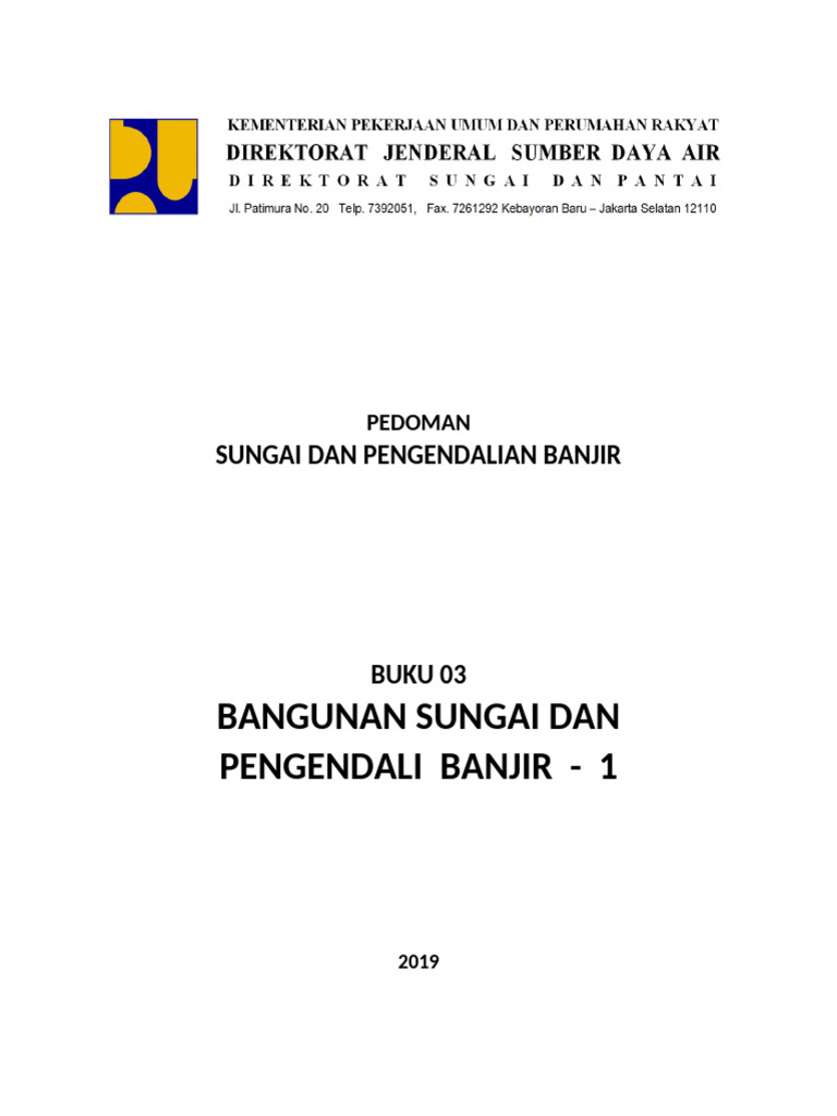 BUKU 03 OK-REV 1 Bangunan Sungai 1 | PDF
