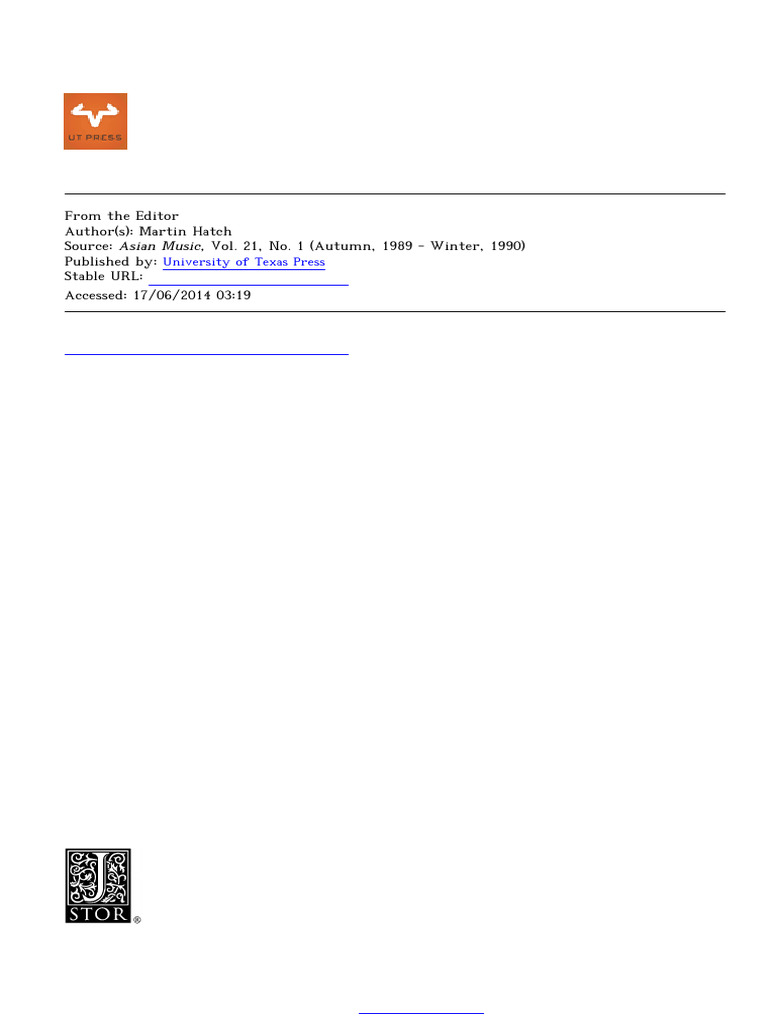 Asian Music Volume 21 Issue 1 1989-1990 (Doi 10.2307 - 834071) Martin ...