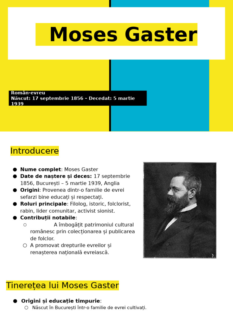 Moses Gaster | PDF
