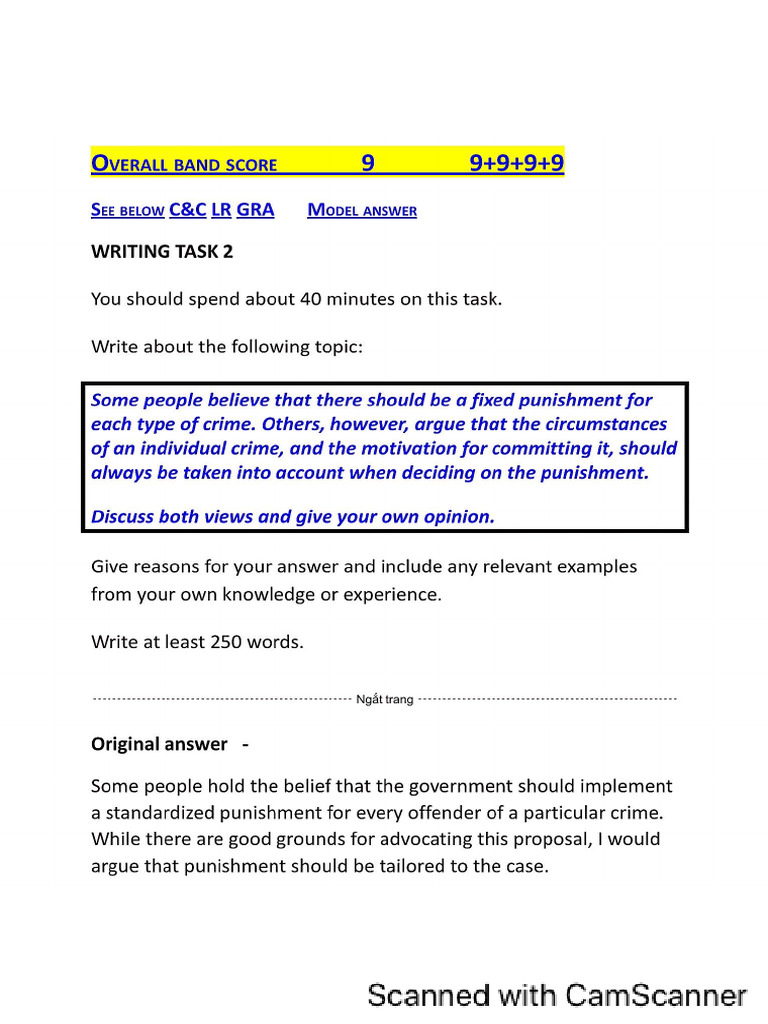 Task 2 9999 Fixed Punishments For Certai | PDF