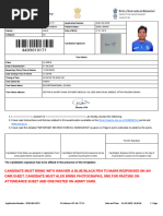 Nest Admit Card | PDF