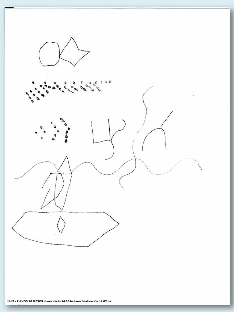 Ejercicio Bender (Infantil) Caso Luis (Por Koppitz) | PDF