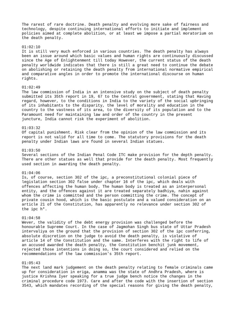 Global Perspectives on the Death Penalty | PDF | Capital Punishment ...