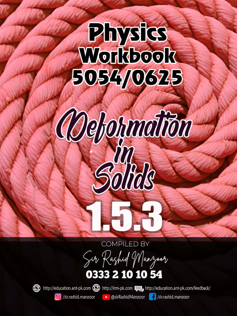 Understanding Elastic Deformation and Hooke’s Law | PDF | Elasticity ...