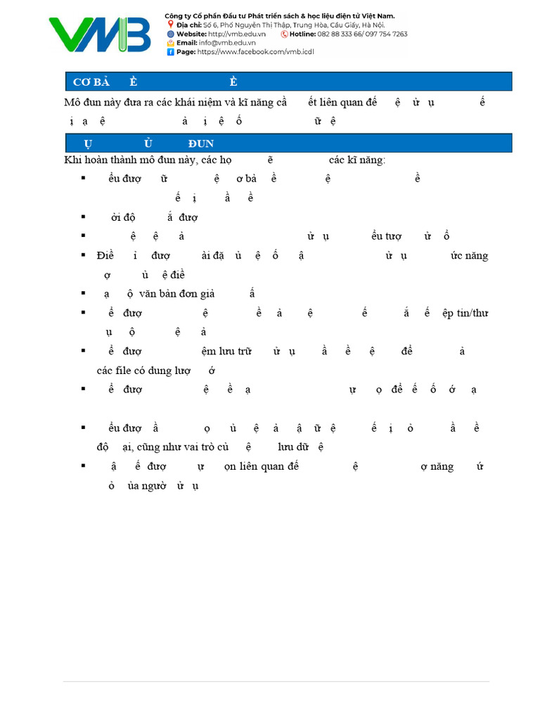 ICDL Syllabus Computer Essentials | PDF
