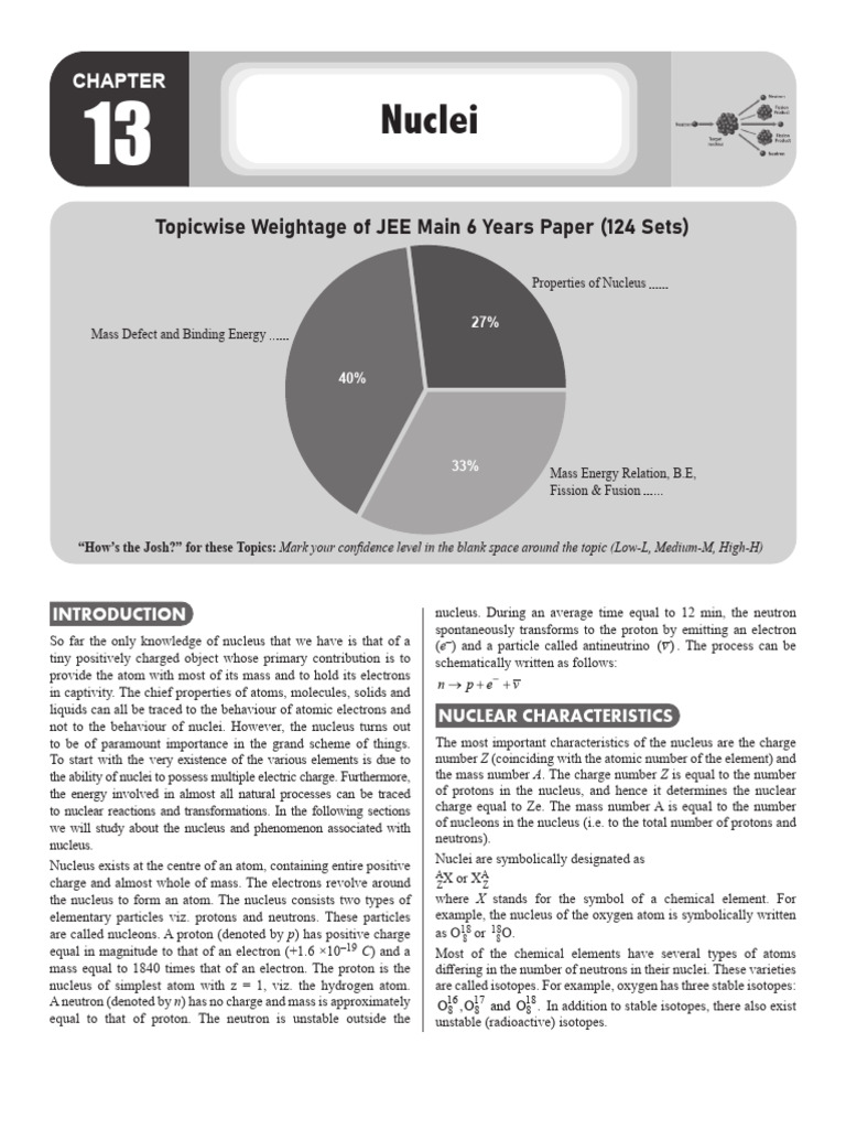 13_Nuclei | PDF | Atomic Nucleus | Radioactive Decay