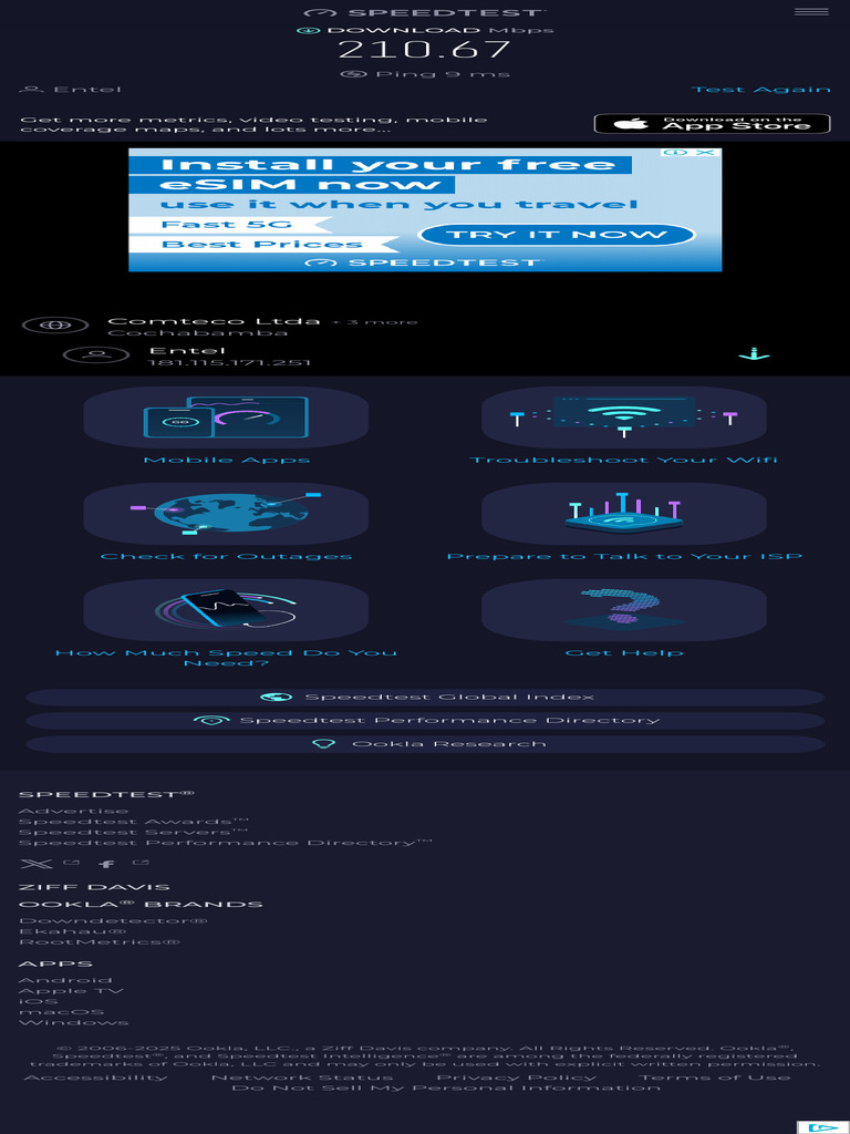 Ookla Speedtest Troubleshooting Guide | PDF