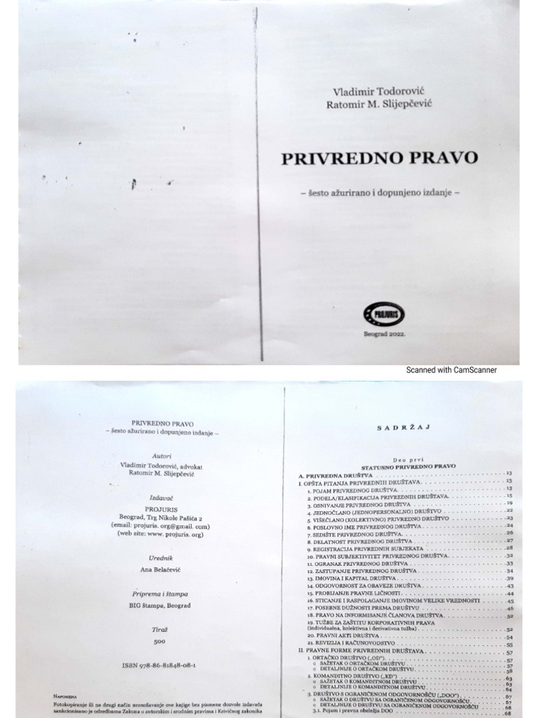 2.1 Privreda PJ Prirucnik 2022 | PDF