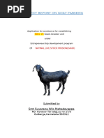 Goat Farming Project Report | PDF | Meat | Agriculture
