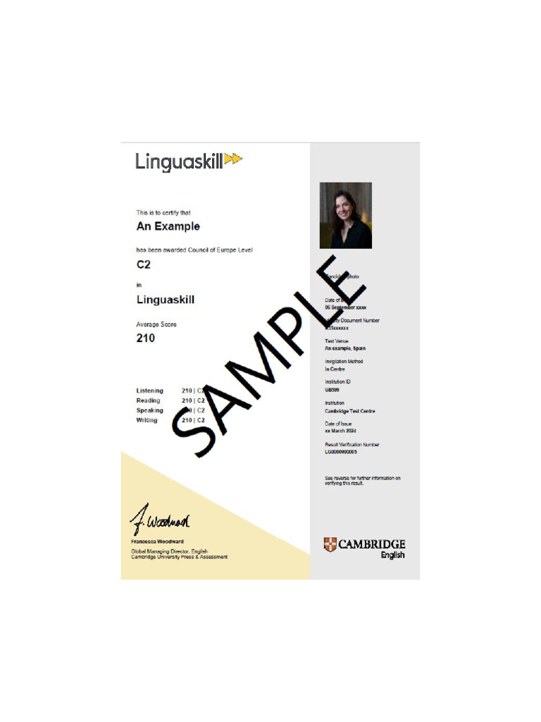 Sample Certificate | PDF