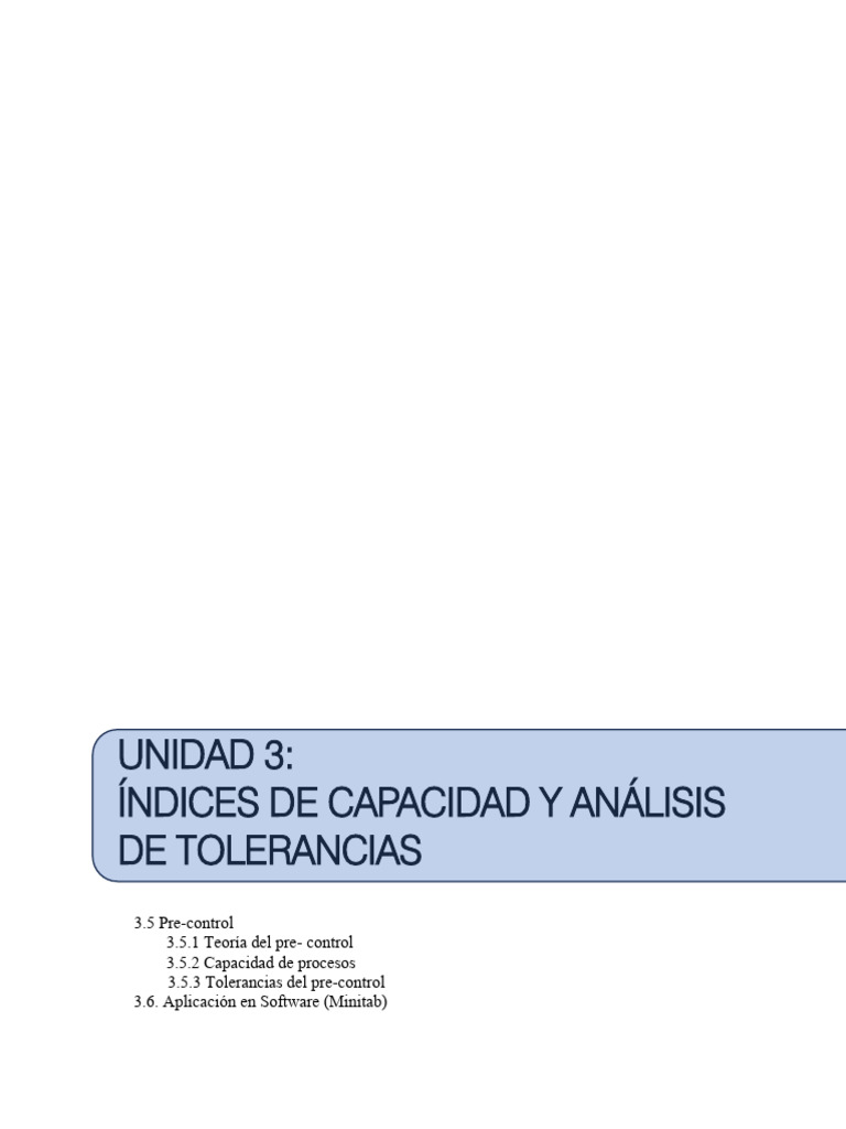 Capacidad de Proceso | PDF | Intervalo de confianza | Desviación Estándar