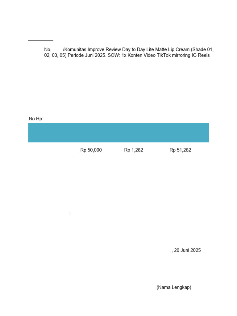 Invoice Lite Matte Juni | PDF