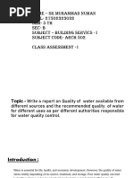 Drinking Water Testing Parameters | PDF