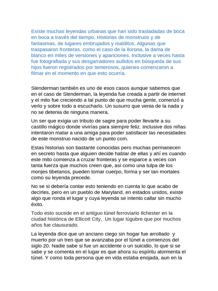 La leyenda de The Blink Man | PDF