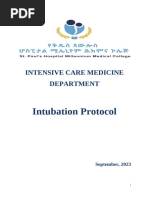 Intubation Check List | PDF