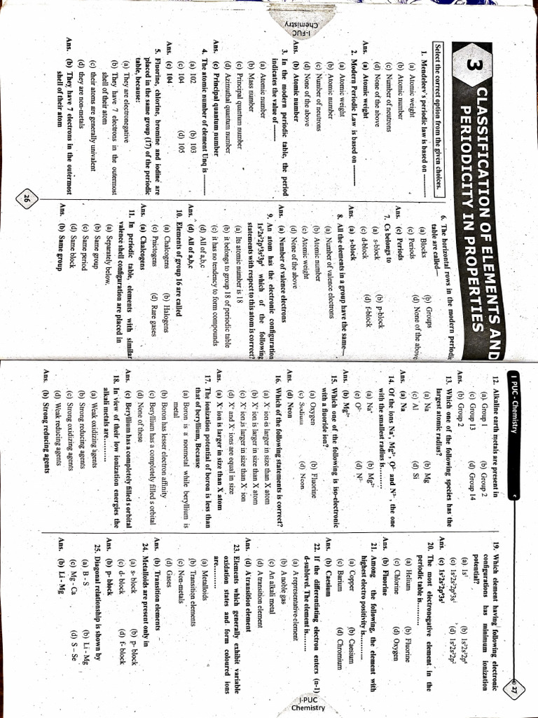 Classification of Elements | PDF | Periodic Table | Electron Configuration