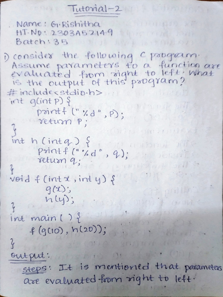 DSA Tutorial 2 | PDF