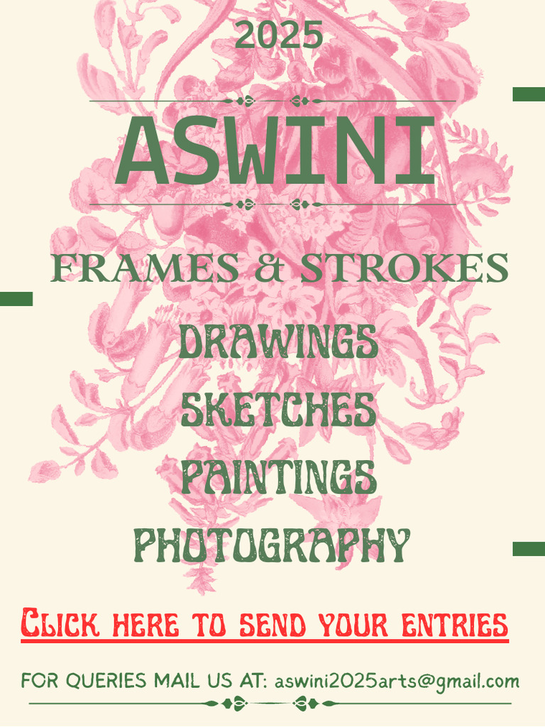 Aswini 2025 Art Submissions Guide | PDF