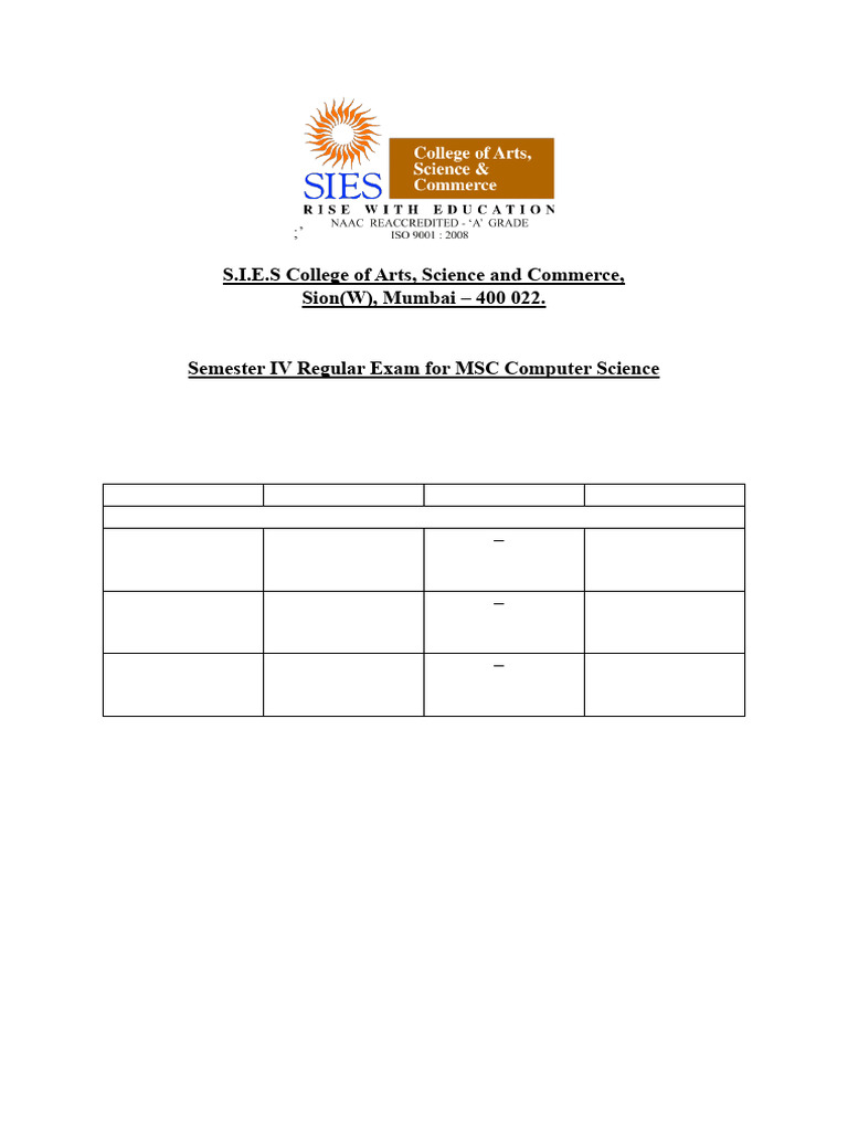 TimeTable 2025 MSC | PDF
