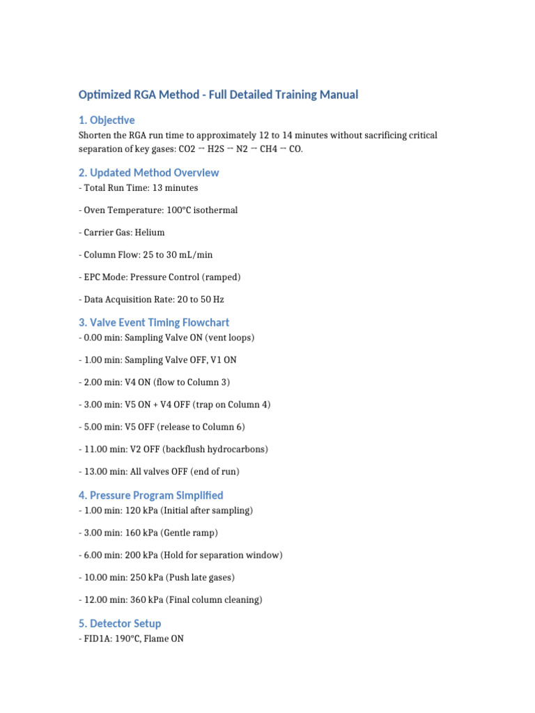 Optimized RGA Method Full Training Manual UPDATED | PDF