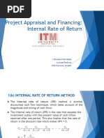 The Interpolation Method For IRR Calculations | PDF | Internal Rate Of ...