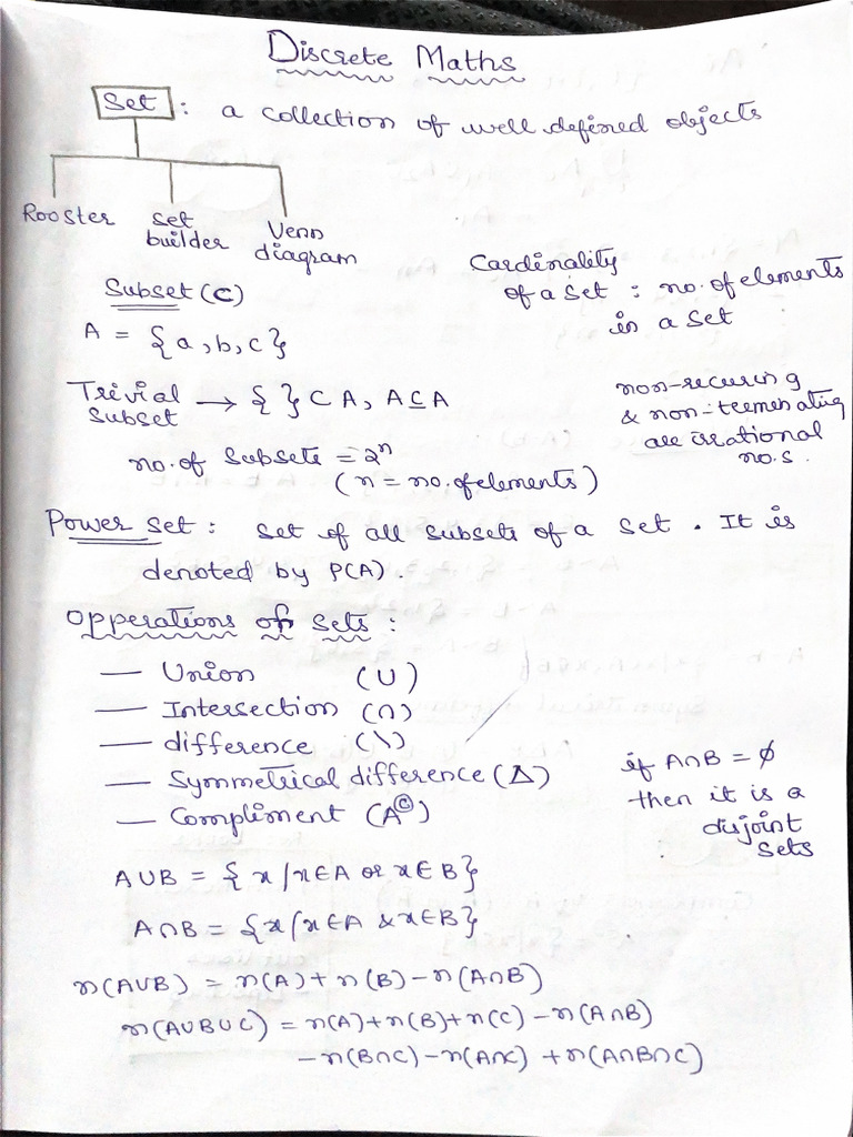 Discrete Maths Pdf Pdf