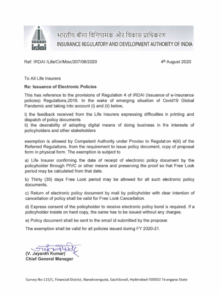 Issuance of Electronic Policies | PDF