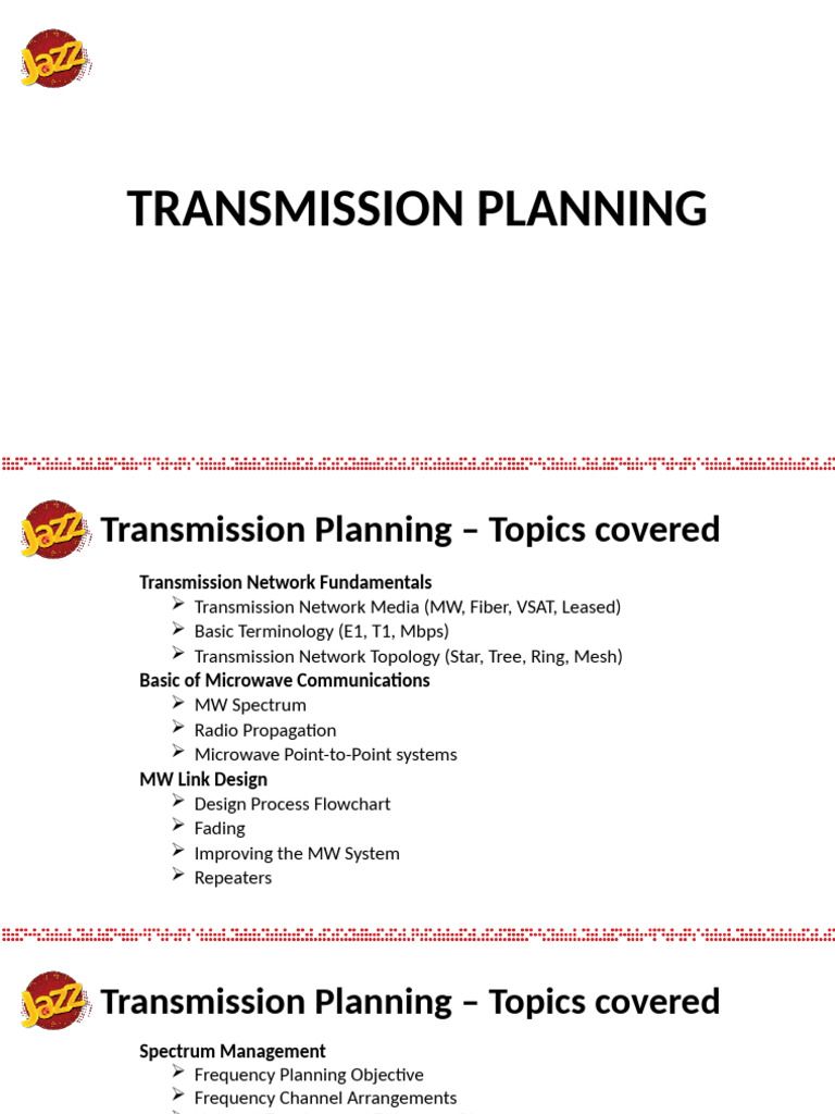 Microwave Transmission Planning Guide | PDF | Transmission Medium ...