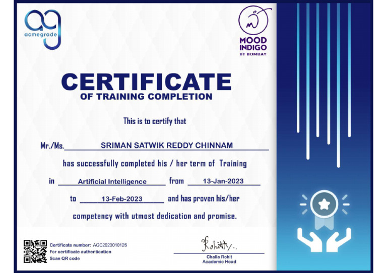 AcmeGrade Training Certification | PDF