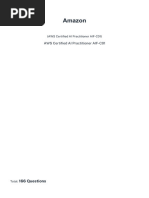 AIF-C01 Exam Guide and Questions | PDF | Machine Learning | Artificial ...