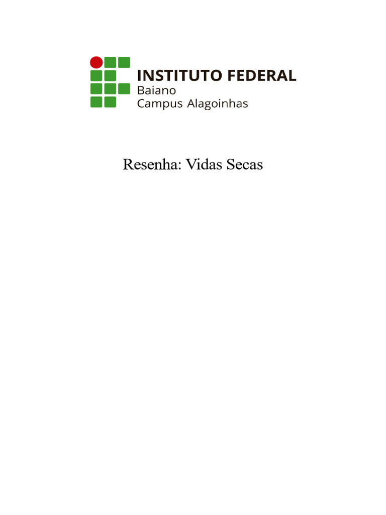 Comparação entre Vidas Secas: Livro e Filme | PDF | Narrativa