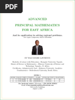 Advanced Mathematics Topics Overview | PDF
